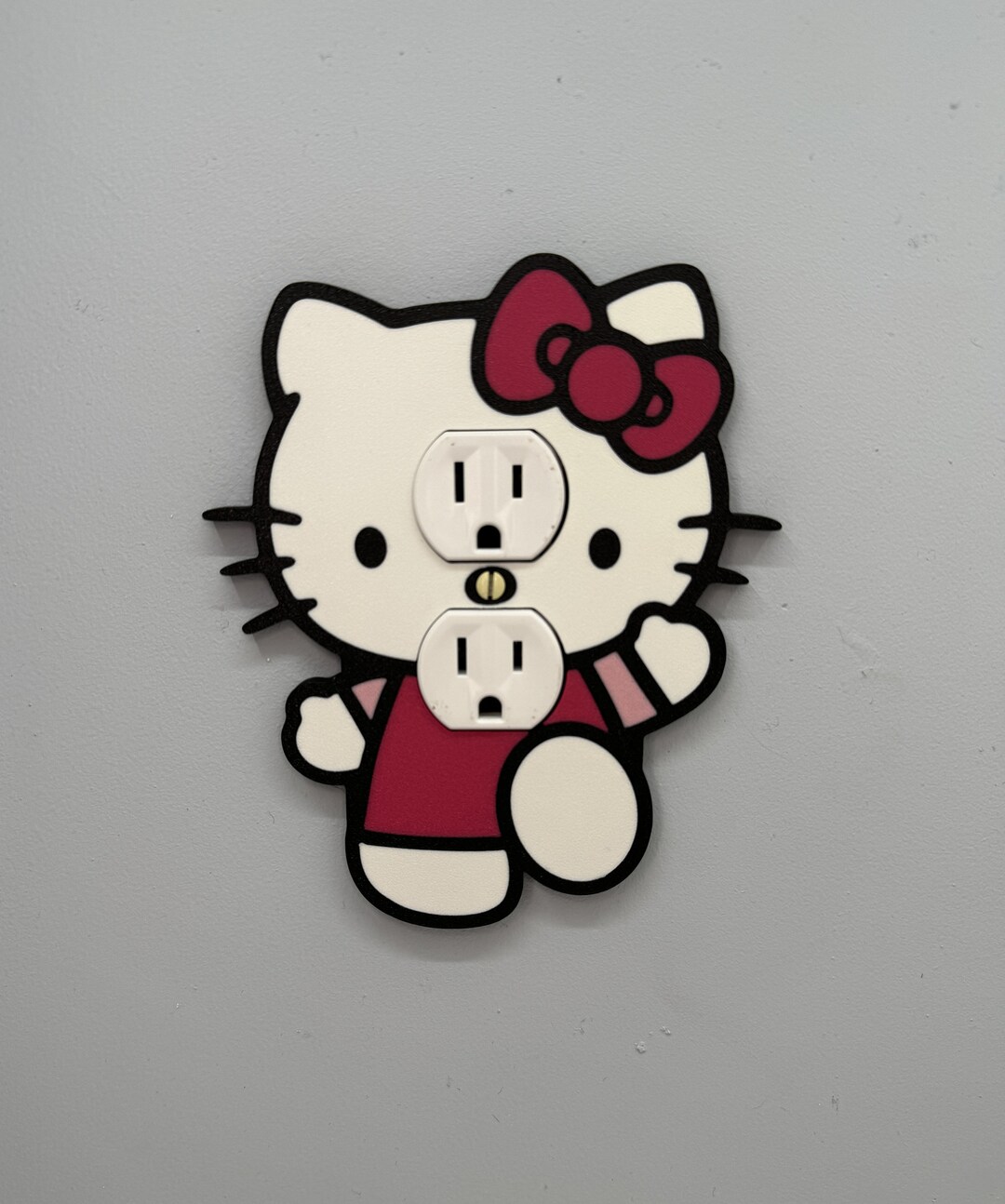 Hello Kitty Leg up Light Switch Cover Plate | Toggle | Birthday Gift ...