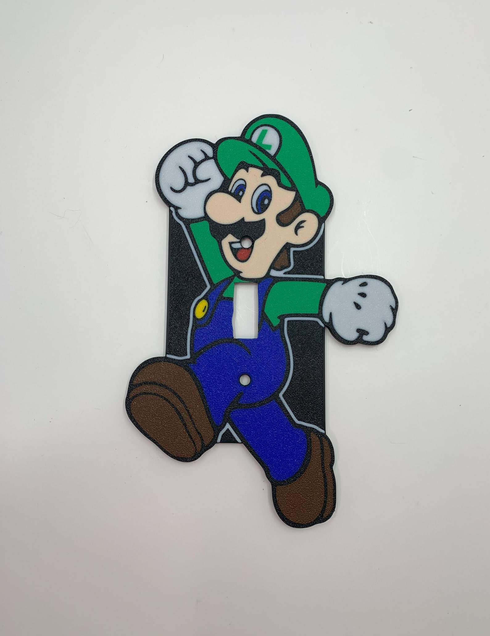 LUIGI Light Switch Cover Plate | Super Mario Room Wall Plate - Nintendo ...