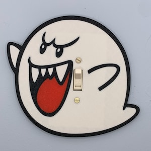 BOO Mario Bros. Light Switch Cover Plate-rocker Nintendo Video Game ...