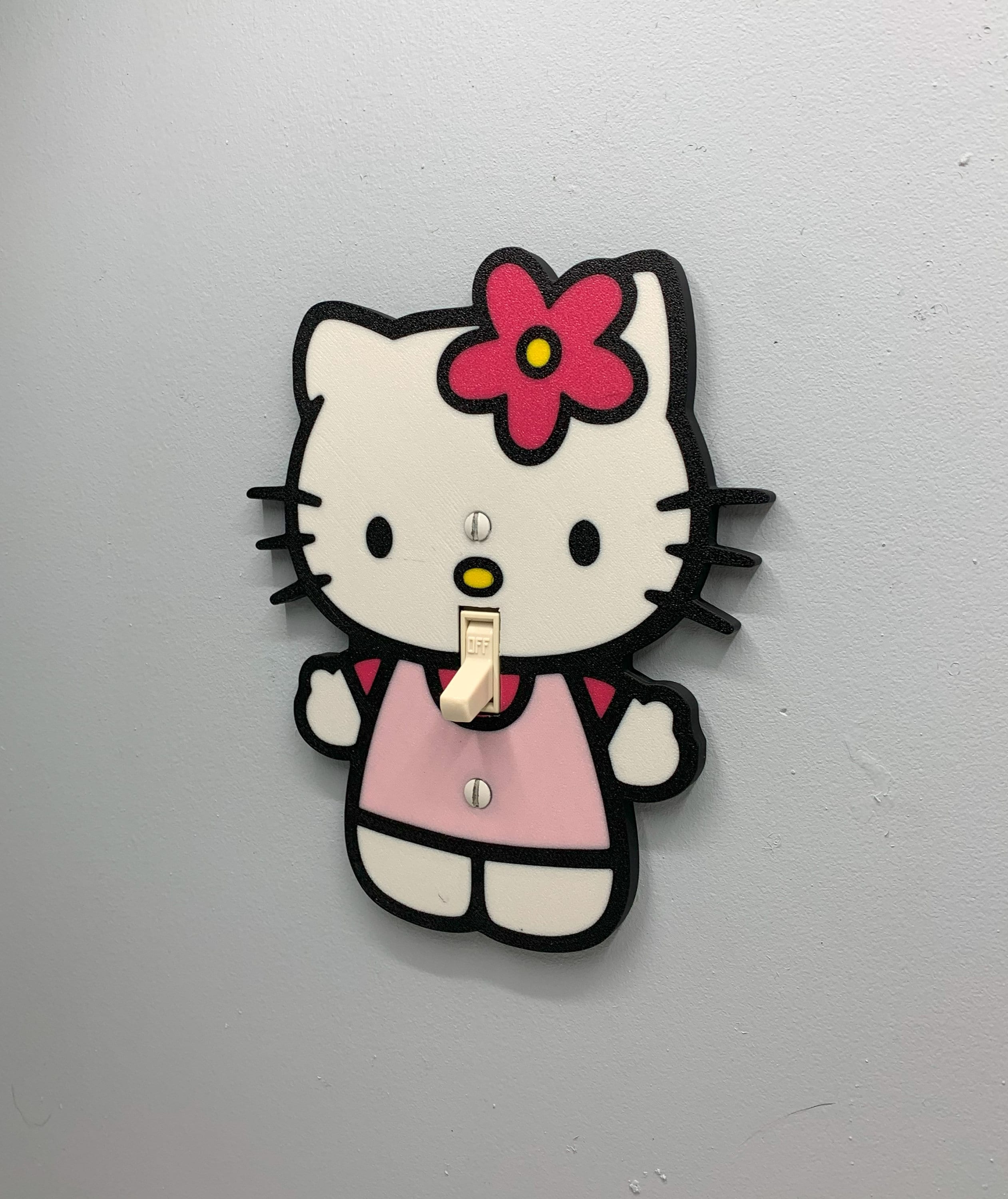 Hello Kitty Light Switch Cover Plate | Toggle | Birthday Gift Idea ...