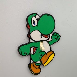 YOSHI Light Switch Cover Plate | Super Mario Room Wall Plate - Nintendo ...
