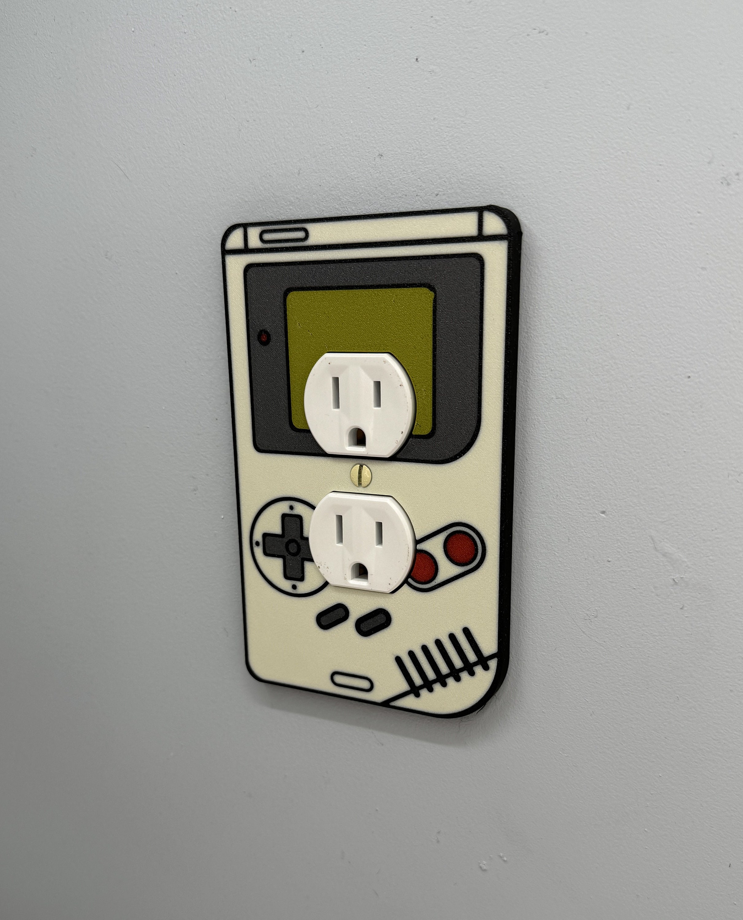 GAMEBOY Outlet Cover Plate Game Room Wall Art Gamer Decor - Etsy
