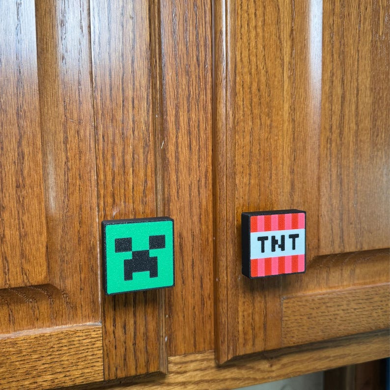 MINING Drawer Pulls | TNT | Mining Decor | Bedroom Decor | (sold ...