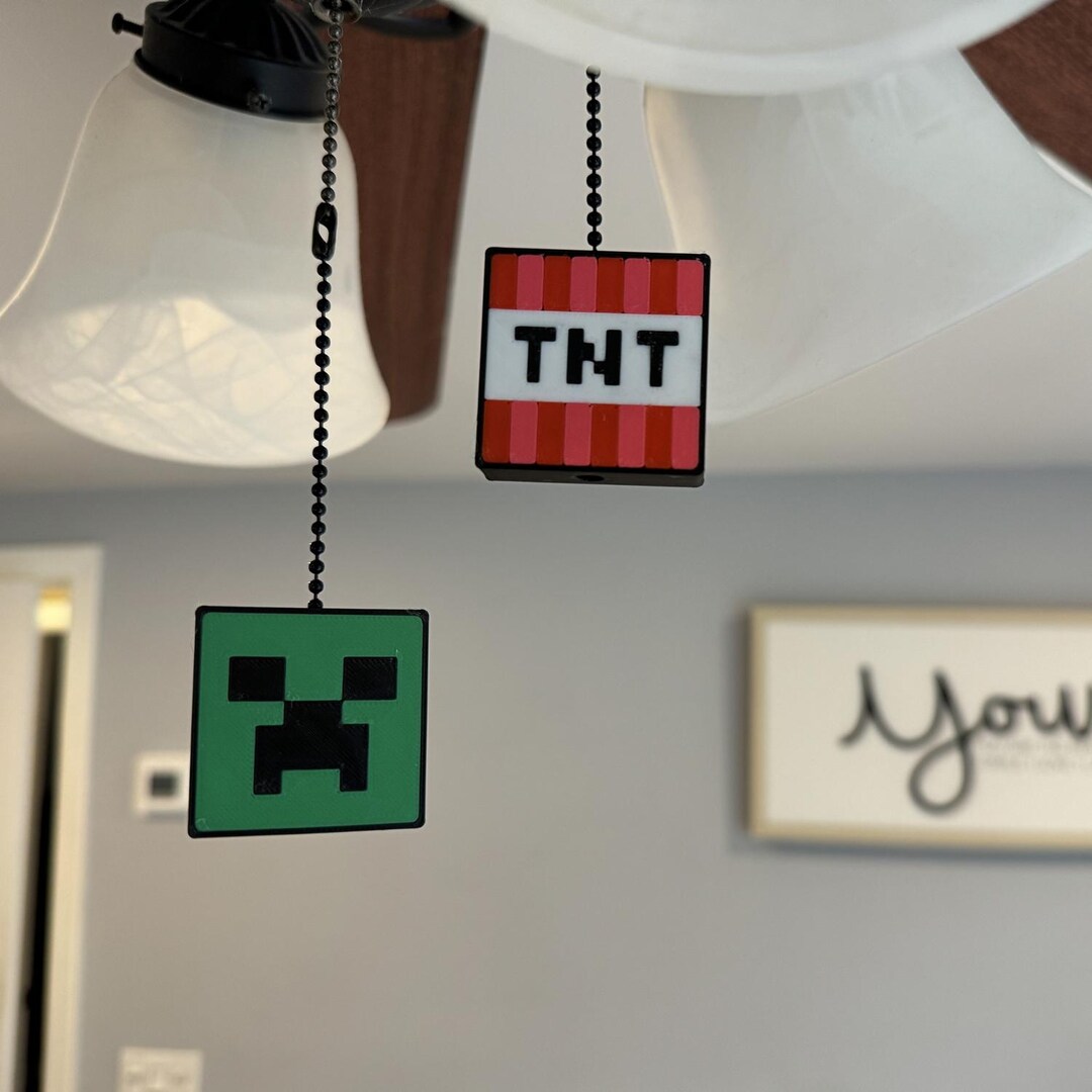 MINING Ceiling Fan Pull | TNT | Mining Decor | Bedroom Decor | (sold as ...