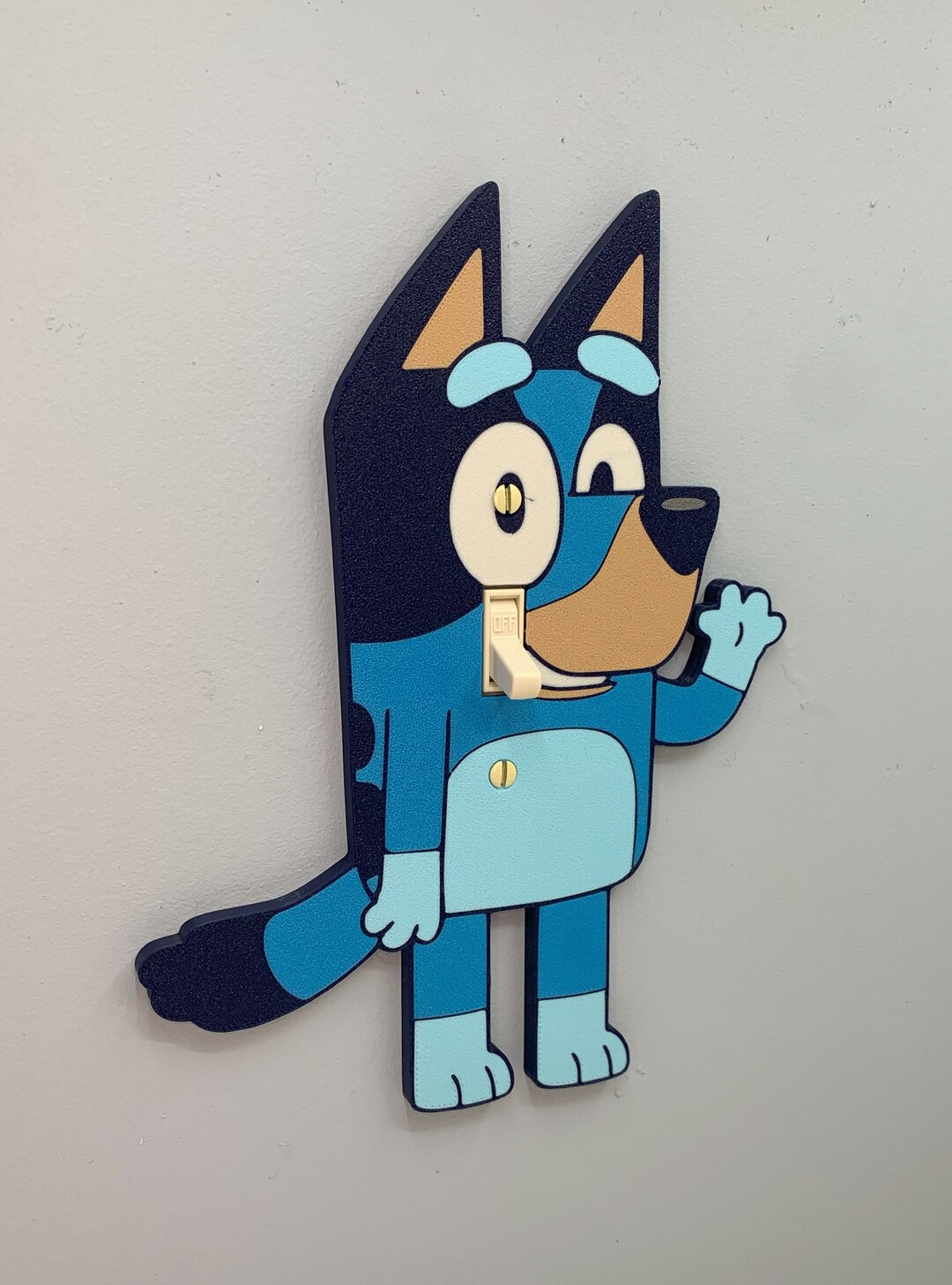 Blue Dog Cartoon Light Switch Cover | Toggle or Rocker |- Plate Fun ...