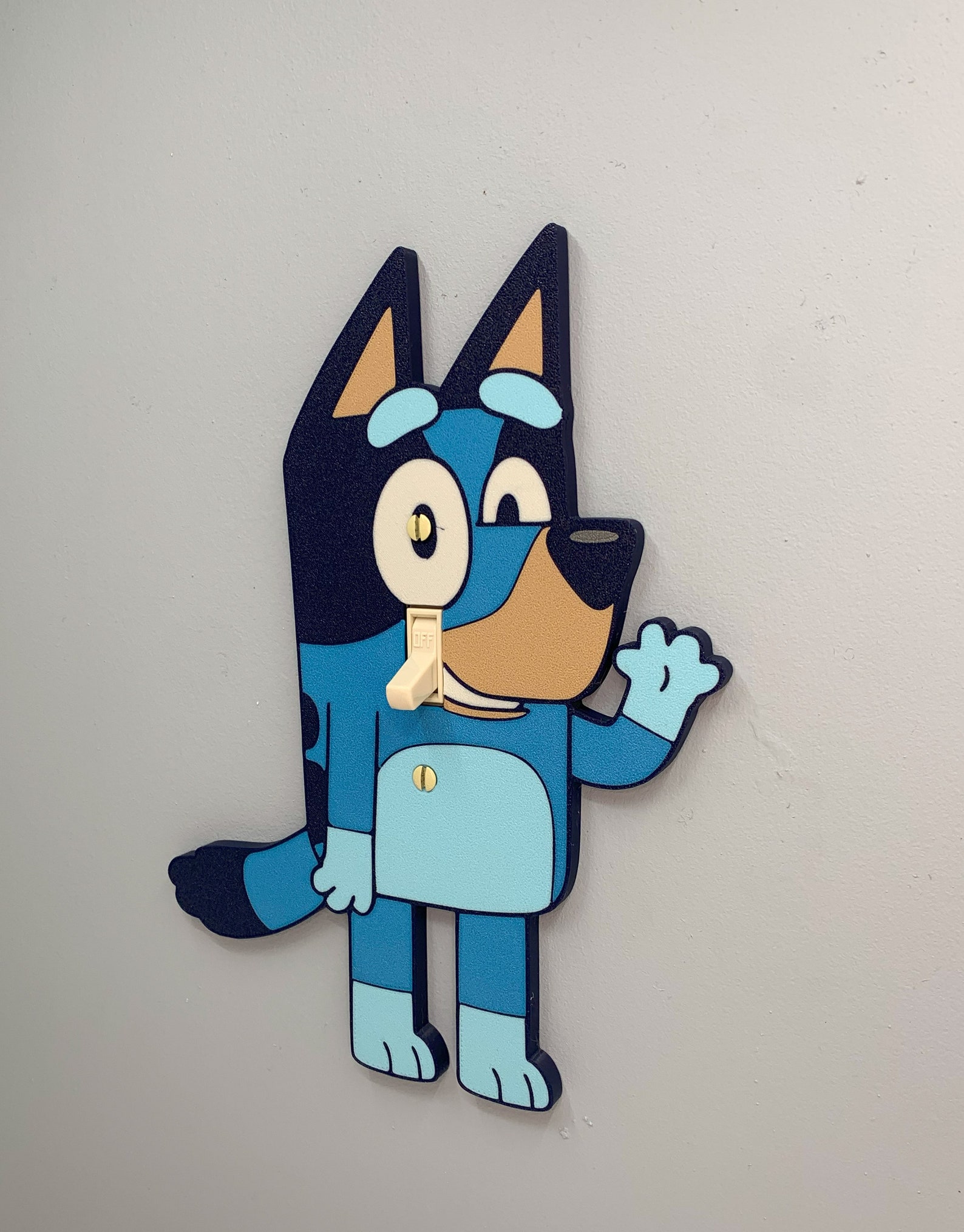 Blue Dog Cartoon Light Switch Cover Toggle or Rocker - Etsy
