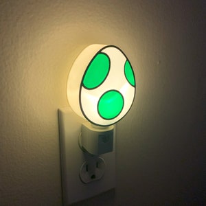 YOSHI Egg Mario Bros. NIGHT Light-rocker Nintendo Video Game Decor - Etsy