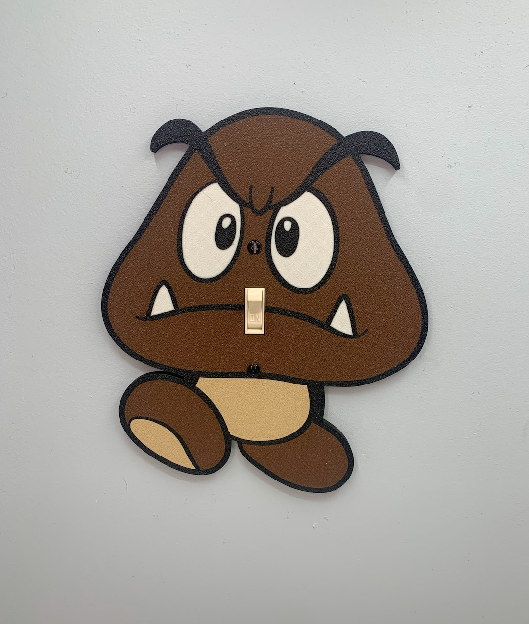 GOOMBA Light Switch Cover | Super Mario Room Wall Plate - Nintendo ...