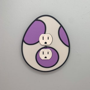 YOSHI EGG Mario Bros. OUTLET Cover Plate-rocker Nintendo Video Game ...