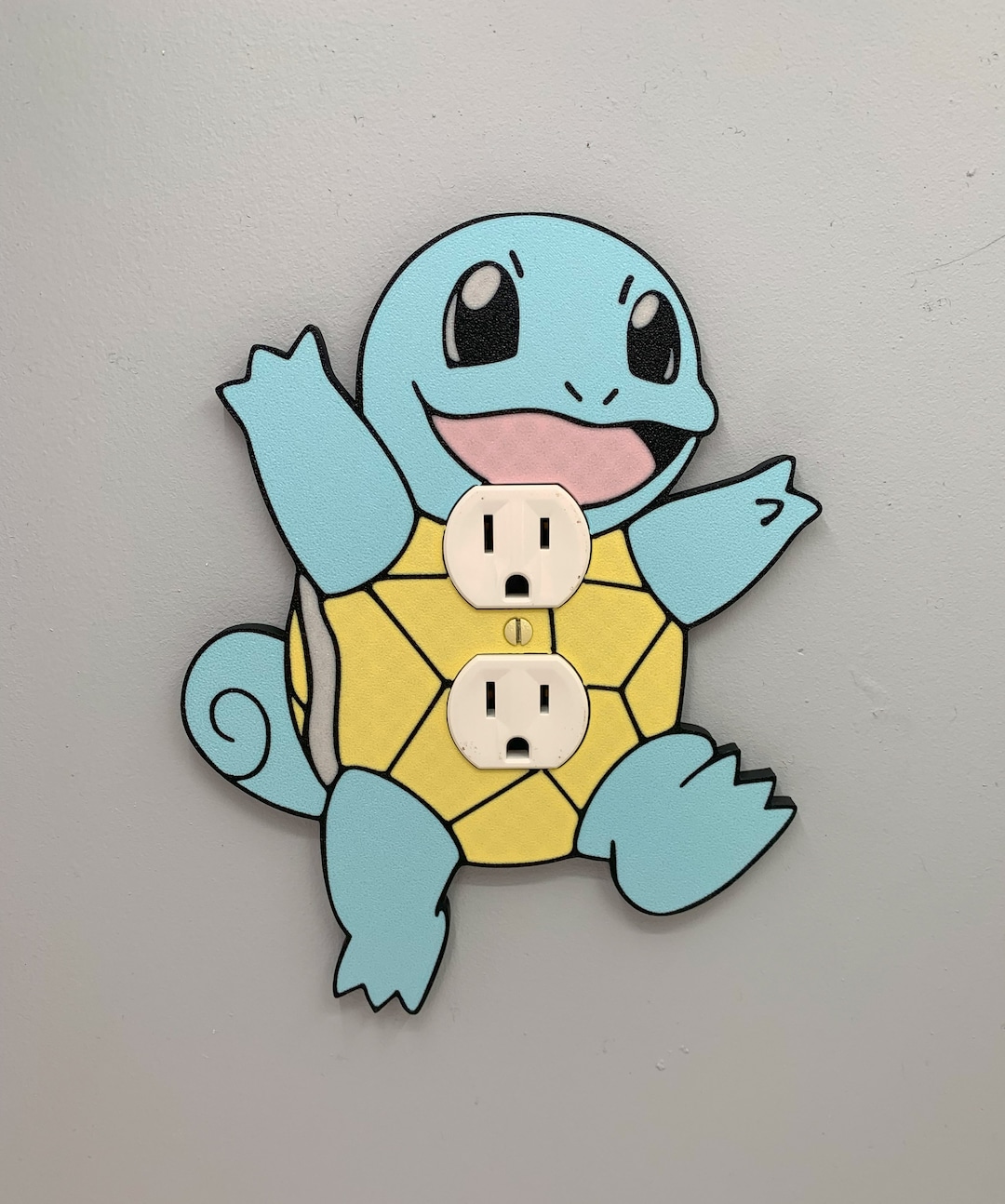 SQUIRTLE Outlet Cover Plate- Pokemon Gift Unique Birthday - Etsy