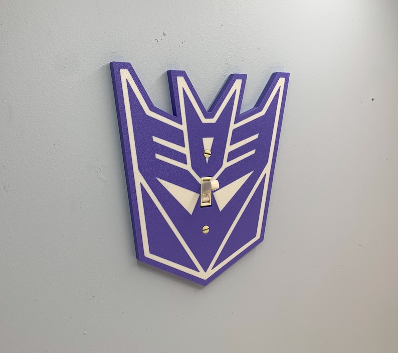 TRANSFORMERS-DECEPTICONS Light Switch Cover Kids Room Gift - Etsy