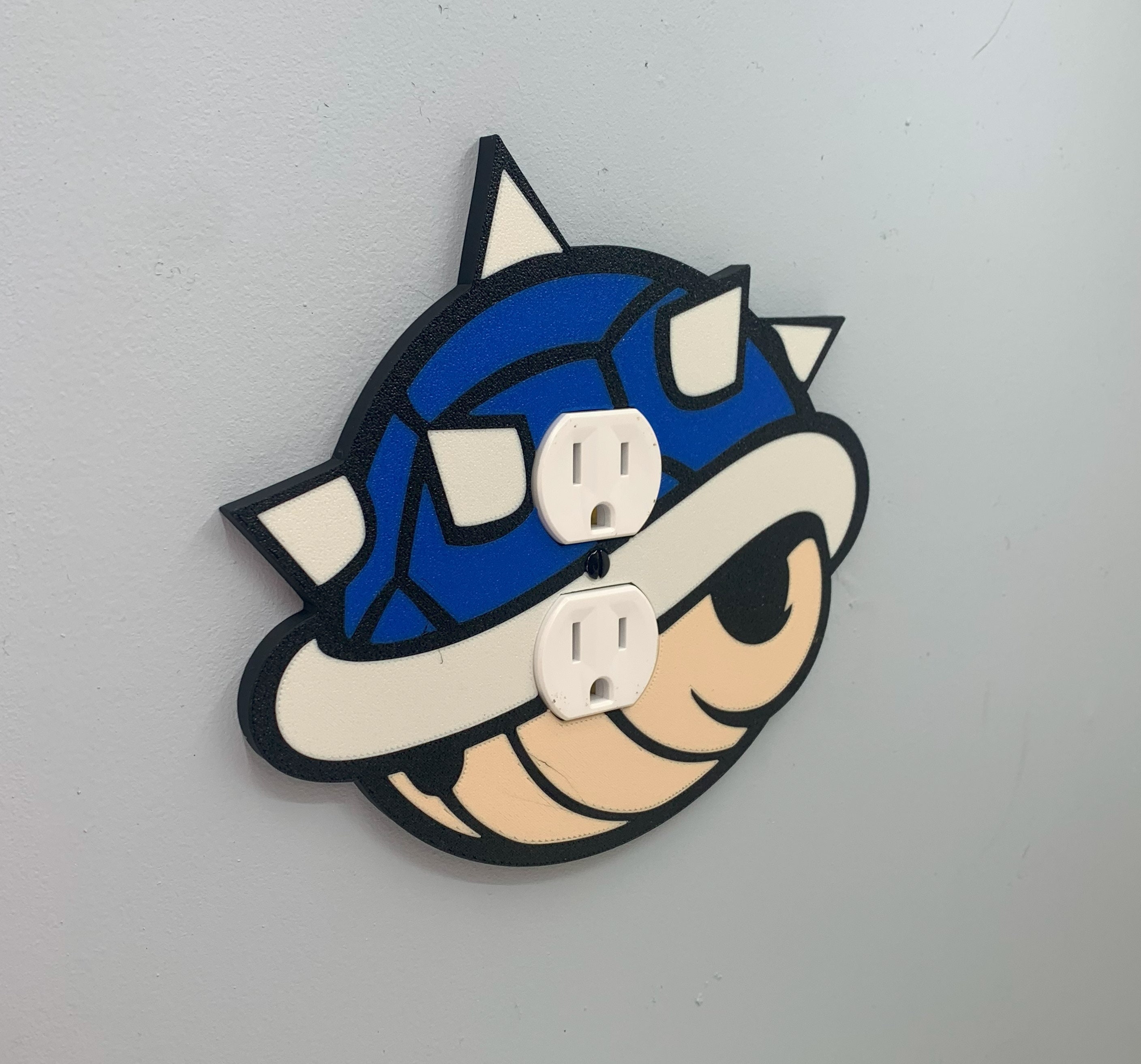 Mari Kart SHELL SPINY SPIKED Outlet Cover Super Mario Room - Etsy