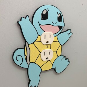 SQUIRTLE Outlet Cover Plate- Pokemon Gift Unique Birthday - Etsy