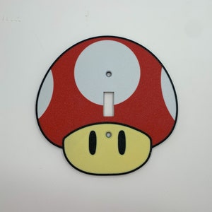 TOAD Mario Bros. Light Switch Cover Plate-rocker Nintendo Video Game ...