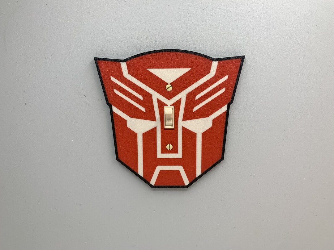 TRANSFORMERS-AUTOBOTS Light Switch Cover- Kids Room Gift Idea Cover ...