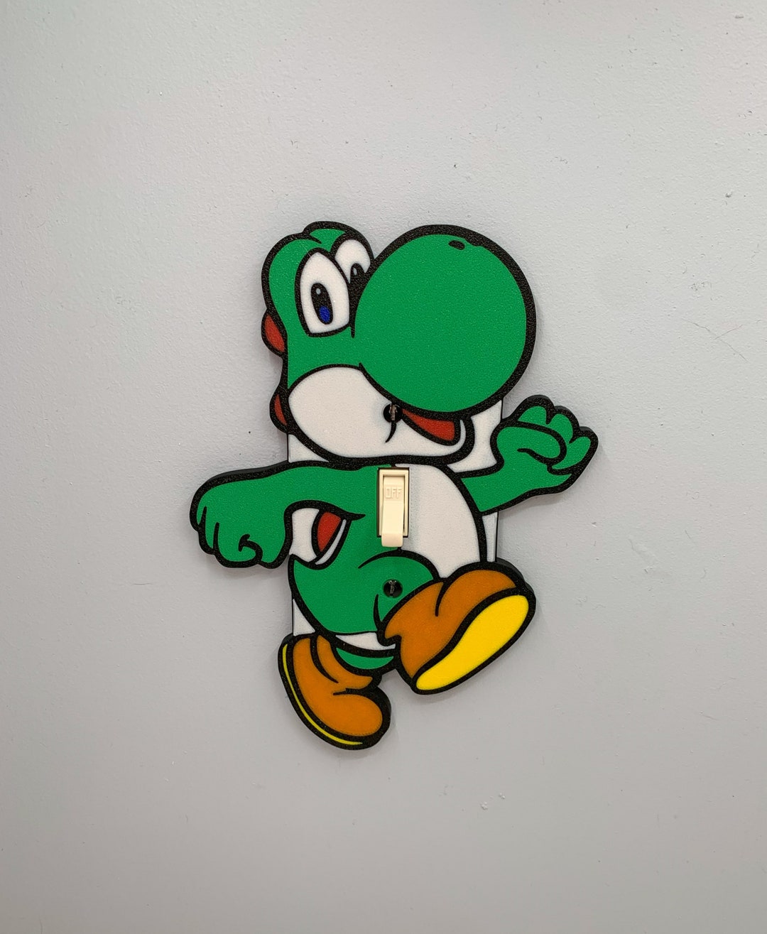 YOSHI Light Switch Cover Plate | Super Mario Room Wall Plate - Nintendo ...