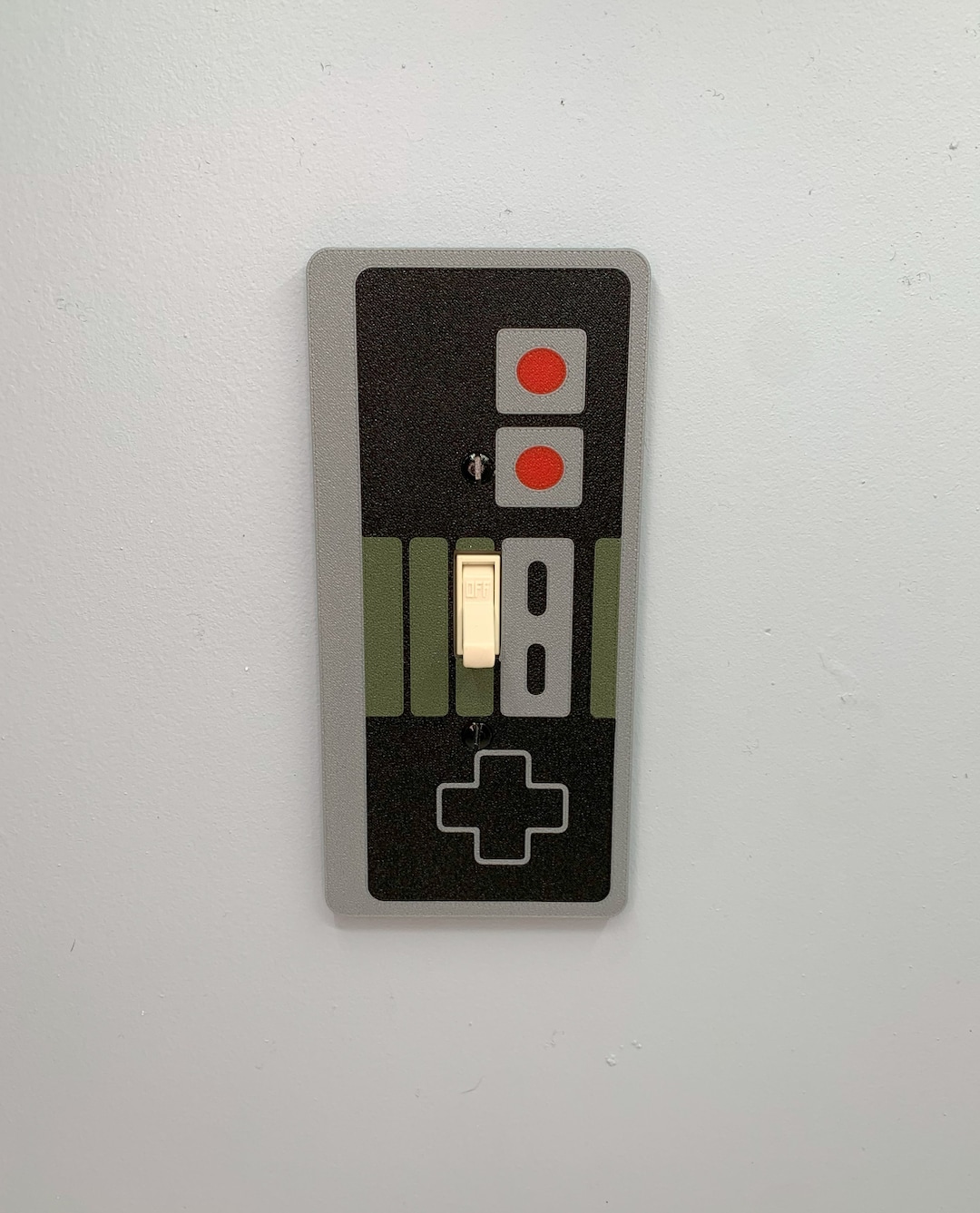 Nintendo NES Controller Light Switch Cover Plate- Game Room- Wall Art ...