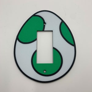 YOSHI EGG Mario Bros. OUTLET Cover Plate-rocker Nintendo Video Game ...