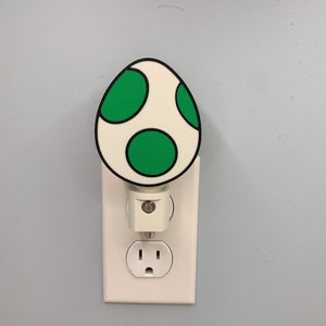 YOSHI Egg Mario Bros. NIGHT Light-rocker Nintendo Video Game Decor - Etsy