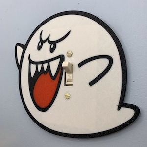 BOO Mario Bros. Light Switch Cover Plate-rocker Nintendo Video Game ...