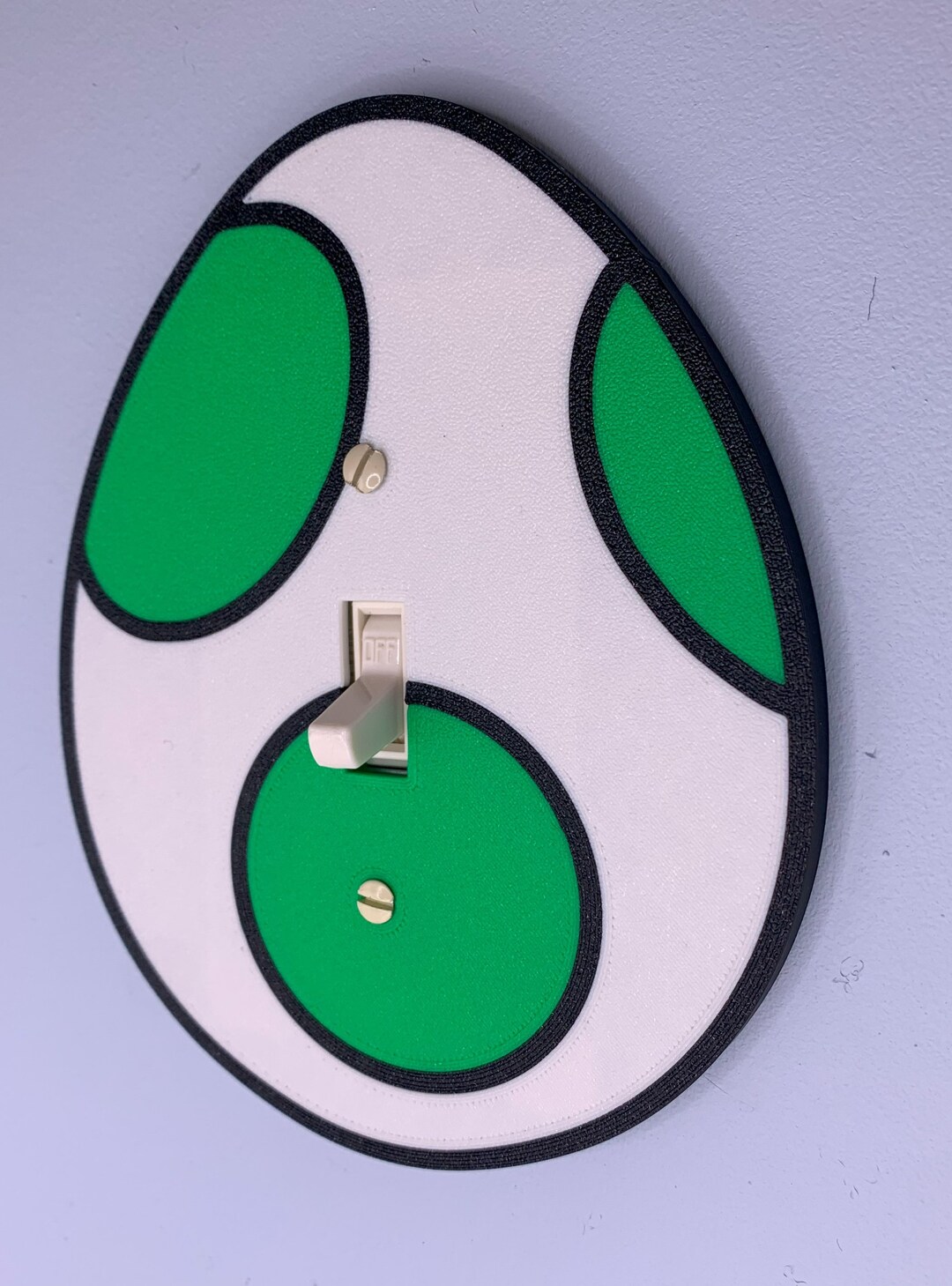 YOSHI EGG Mario Bros. Light Switch Cover Plate-rocker Nintendo - Etsy