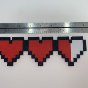 Legend of Zelda Hearts Video Game Logo Sign | Wall Art | (game Room ...