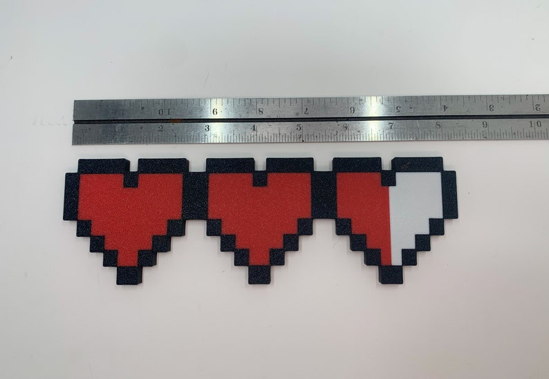 Legend of Zelda Hearts Video Game Logo Sign | Wall Art | (game Room ...