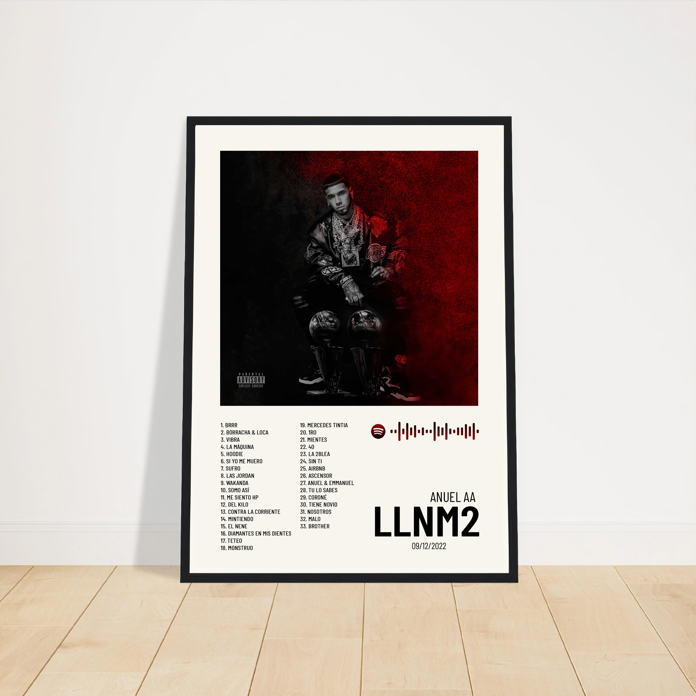 Anuel AA / LLNM2 / Imprimible Digital Portada De Disco - Etsy