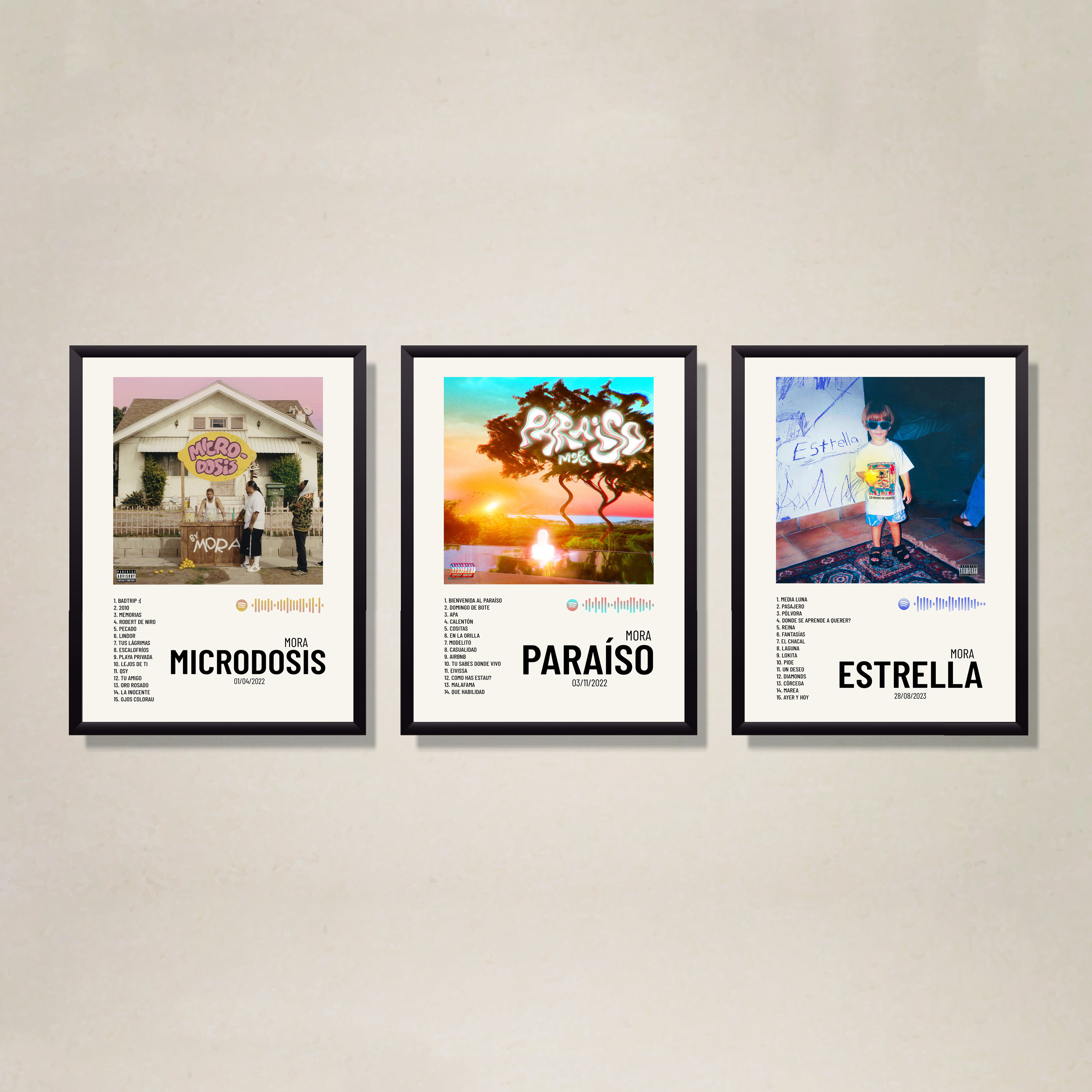 Mora / Microdosis / Imprimible digital portada del álbum - Etsy España