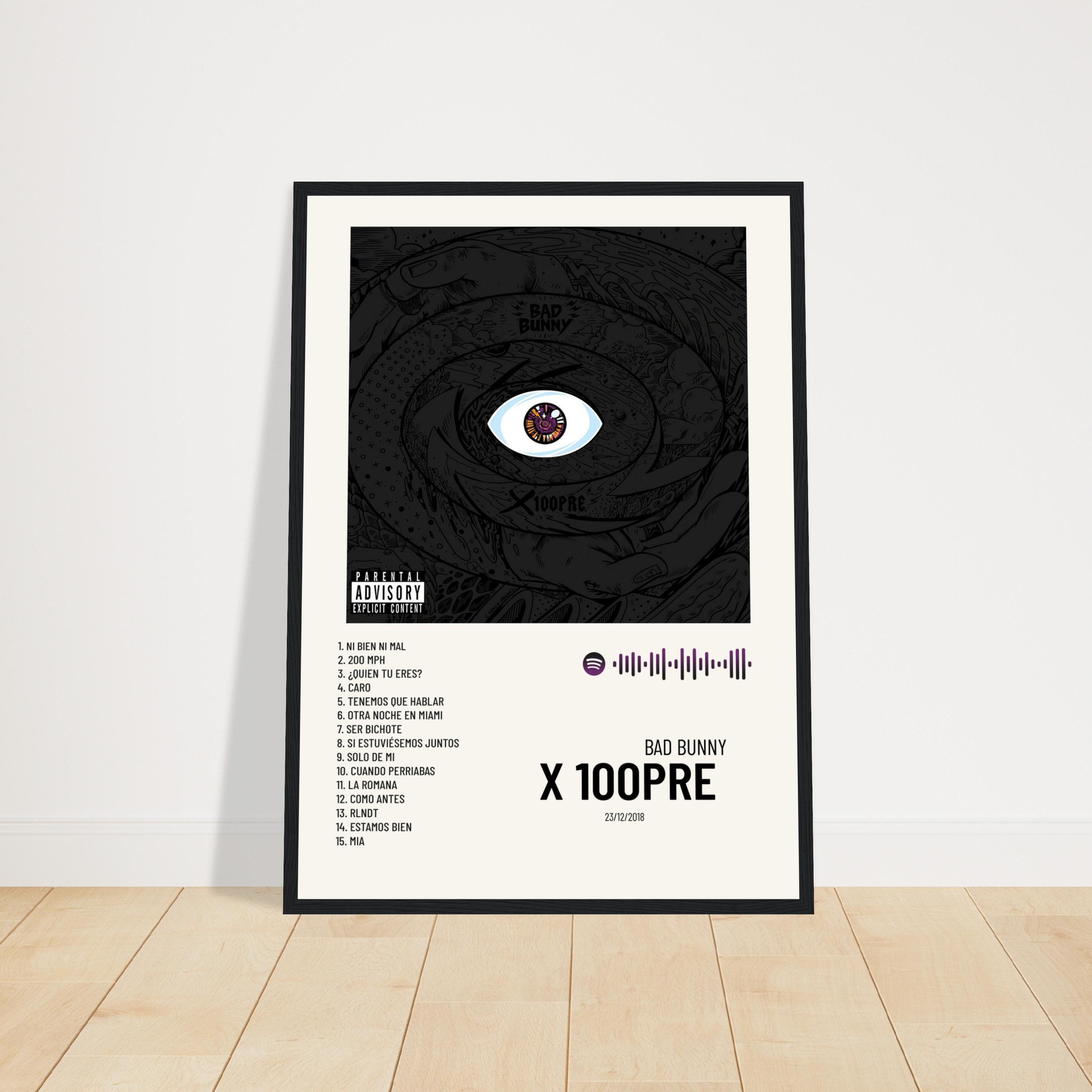 Bad Bunny / X100PRE / Imprimible Digital Portada De Disco - Etsy Bad Bunny / X100PRE / Imprimible Digital Portada De Disco - Etsy