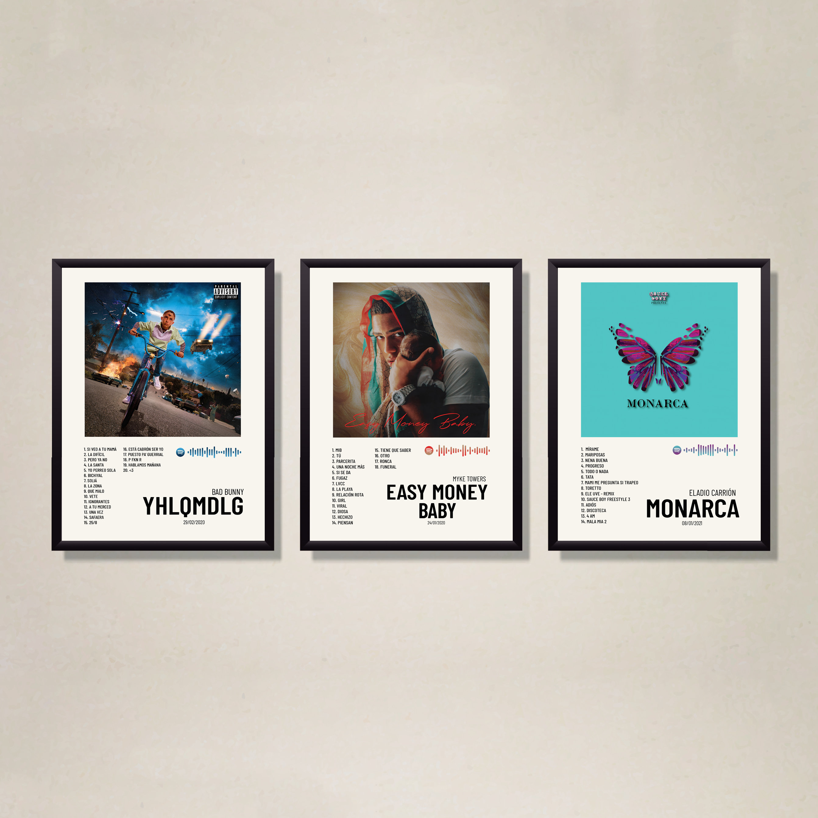 Eladio Carrion Monarca Póster, Fan Regalo, Eladio Carrion Merch vendido ...