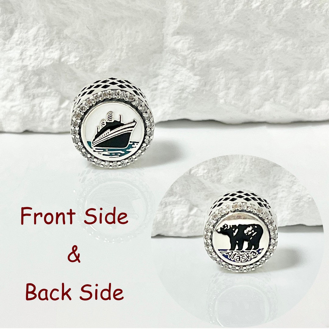 Pandora Alaska Engraved Cruise Ship Polar Bear Bracelet Charm - Etsy