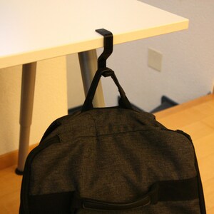 Table Hook - Office Bracket - Tabletop Wallet Hanging - Pocket Hanger ...