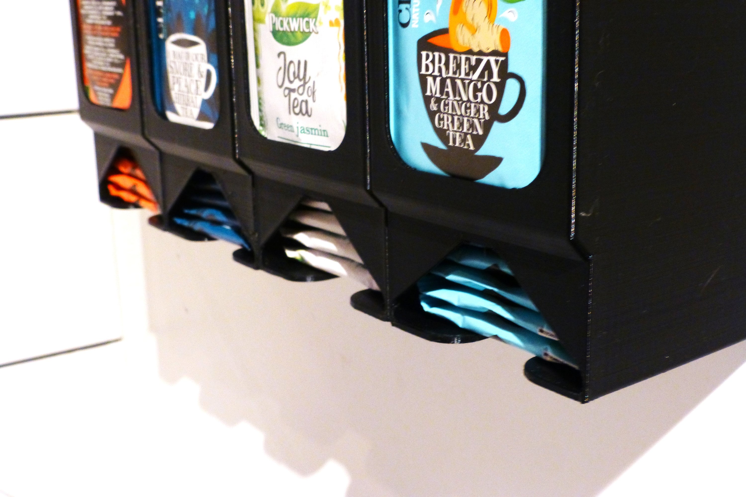 Tea Bag Dispenser - Tea Holder on Wall - Adhesive - Bag Holder - Etsy