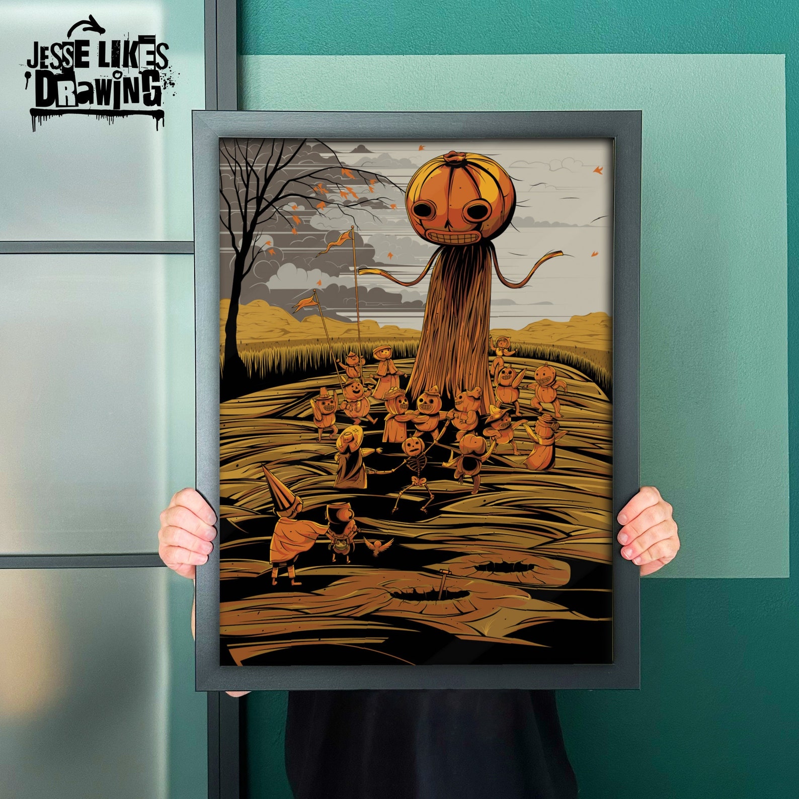 Over the Garden Wall Art Print - Pottsfield - Greg and Wirt - Etsy