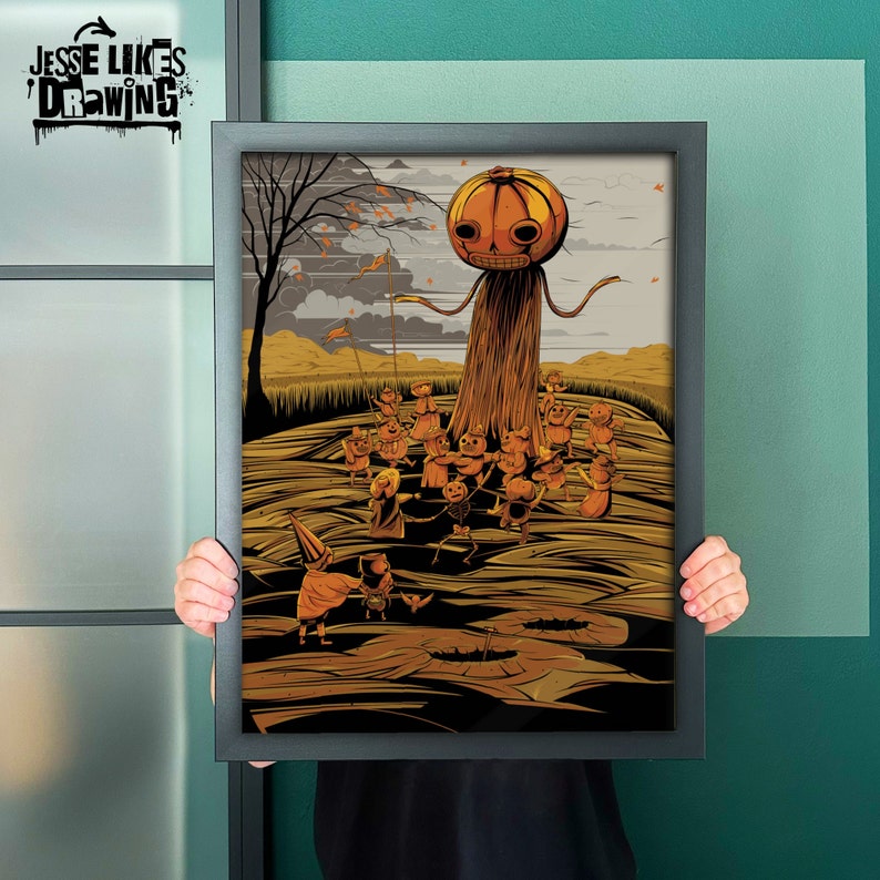 Over the Garden Wall Art Print - Pottsfield - Greg and Wirt - Etsy