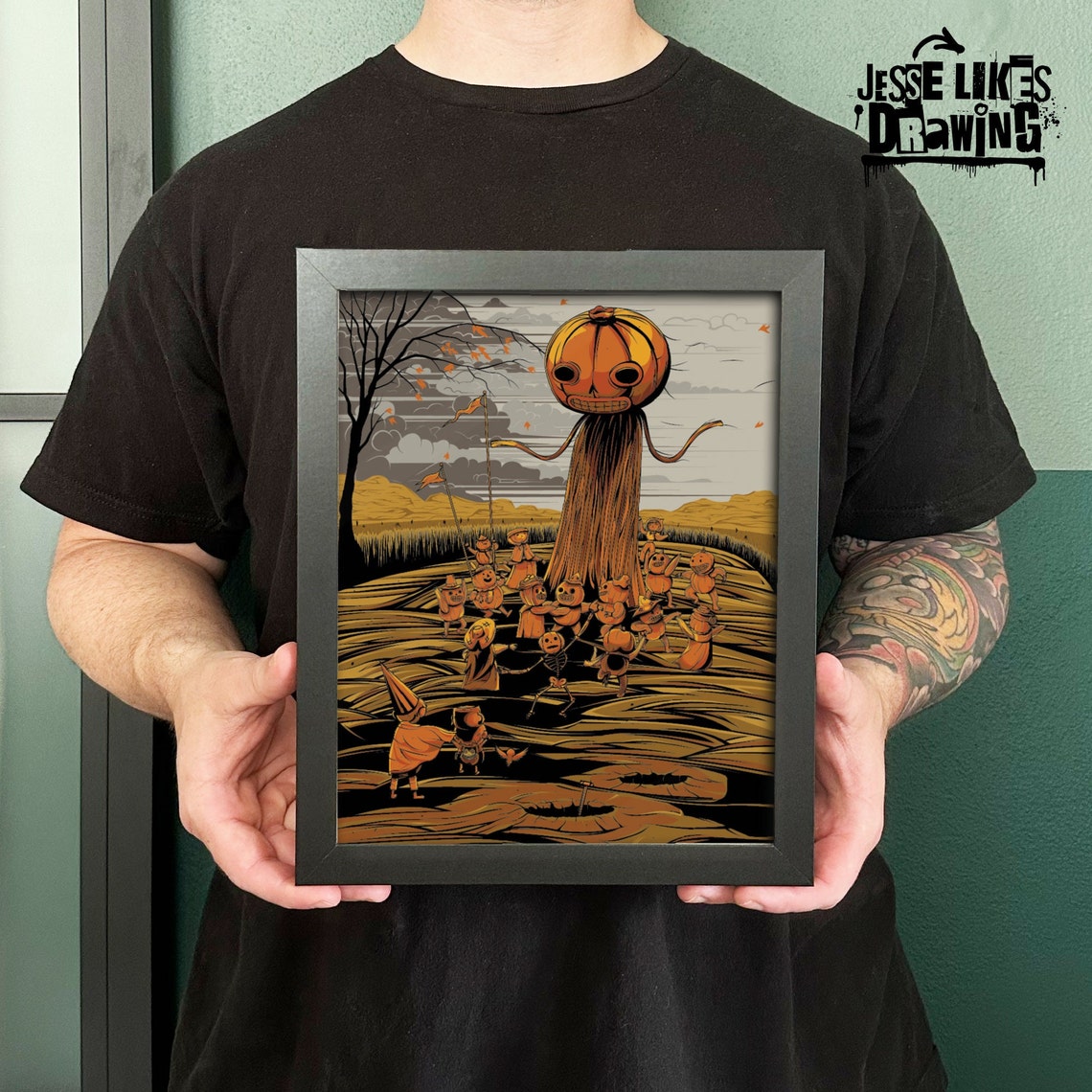 Over the Garden Wall Art Print - Pottsfield - Greg and Wirt - Etsy