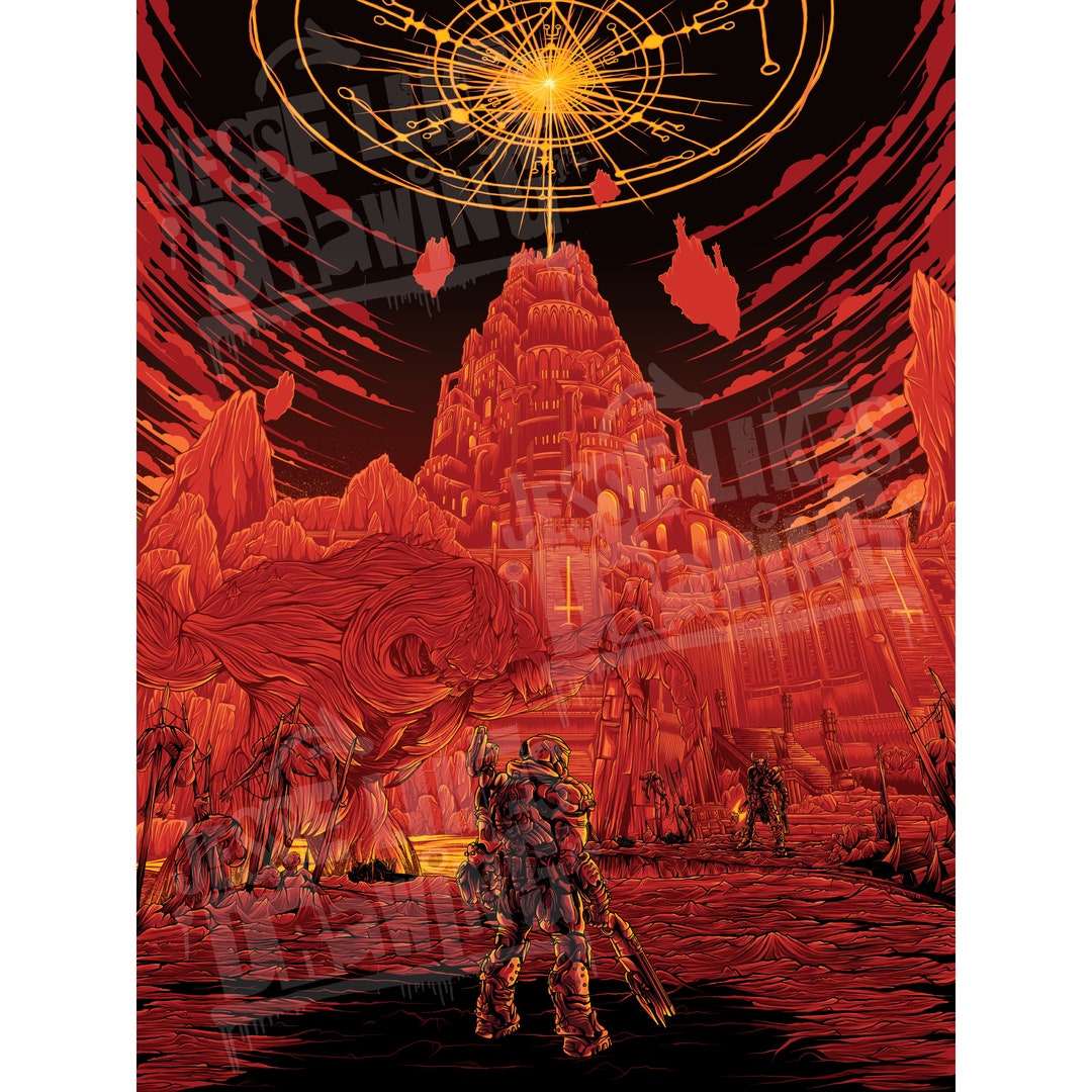 Doom Eternal Art Print - Doom Slayer - Doom Guy - Etsy