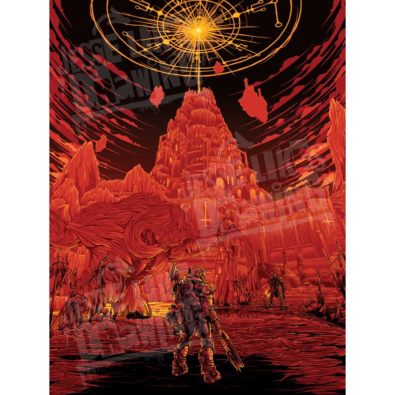 Doom Eternal Art Print - Doom Slayer - Doom Guy - Etsy