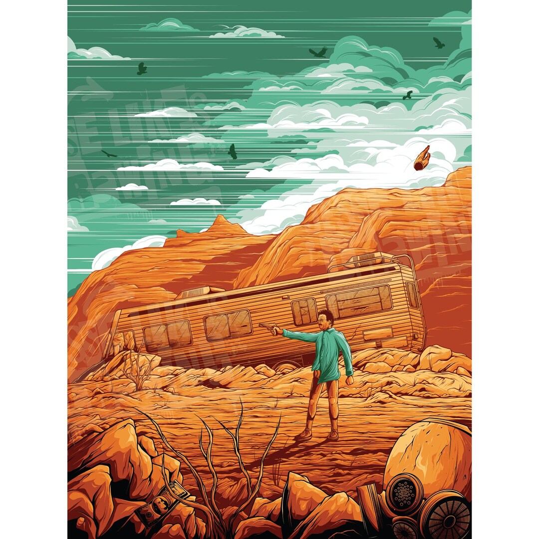 Breaking Bad Art Print - Walter White - Jesse Pinkman - Etsy
