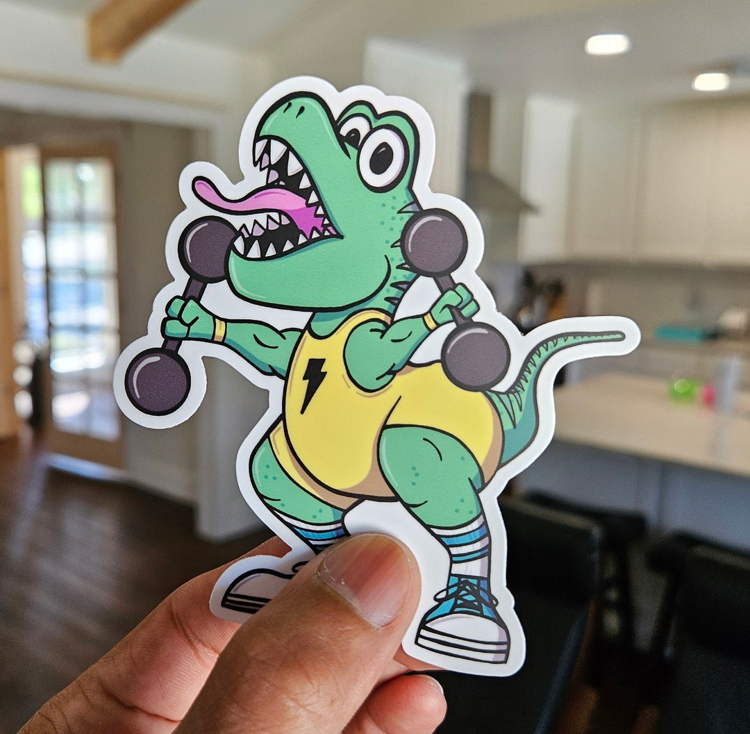 T-flex (t-rex) Dinosaur Sticker - Etsy