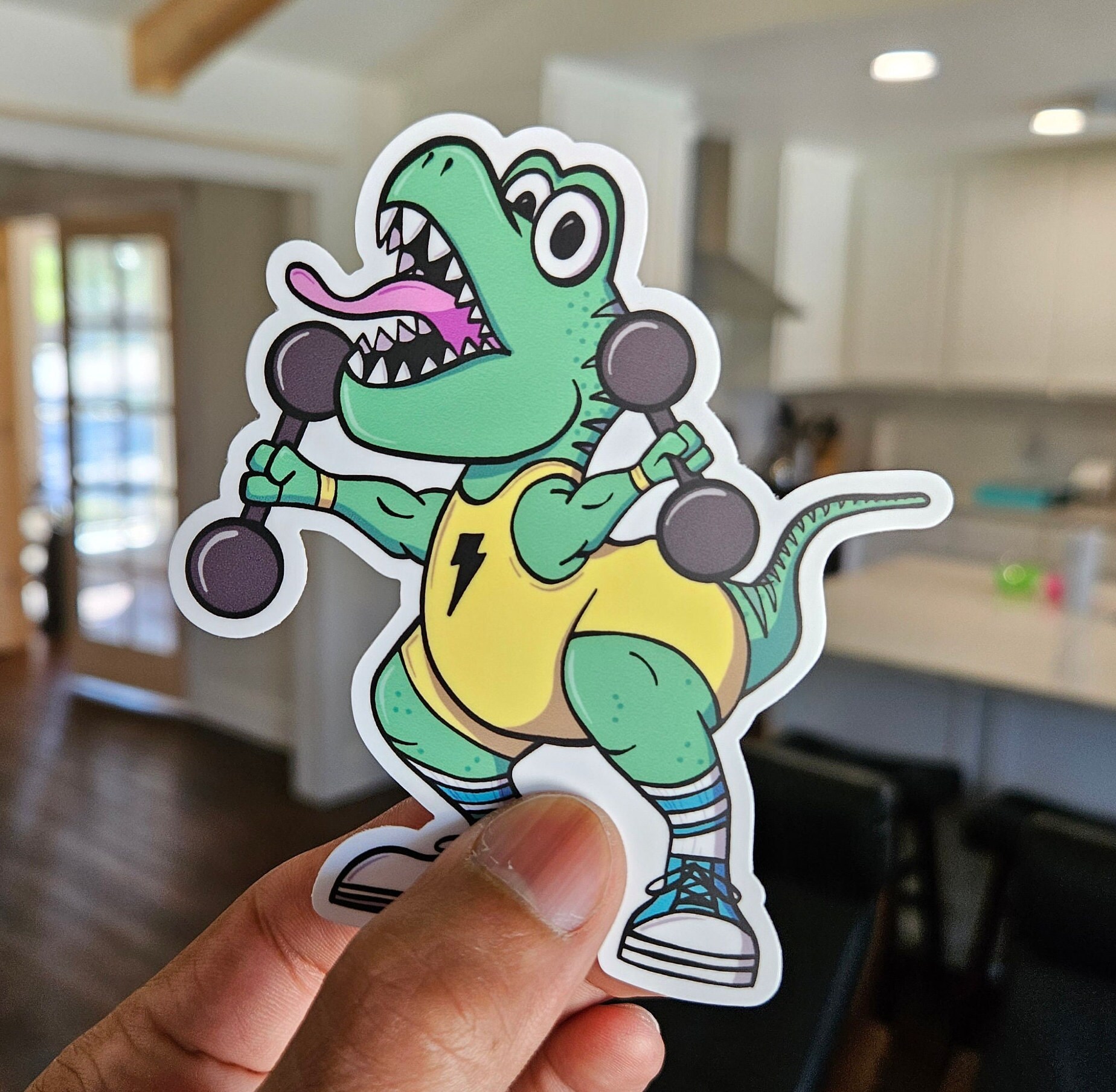 T-flex (t-rex) Dinosaur Sticker - Etsy