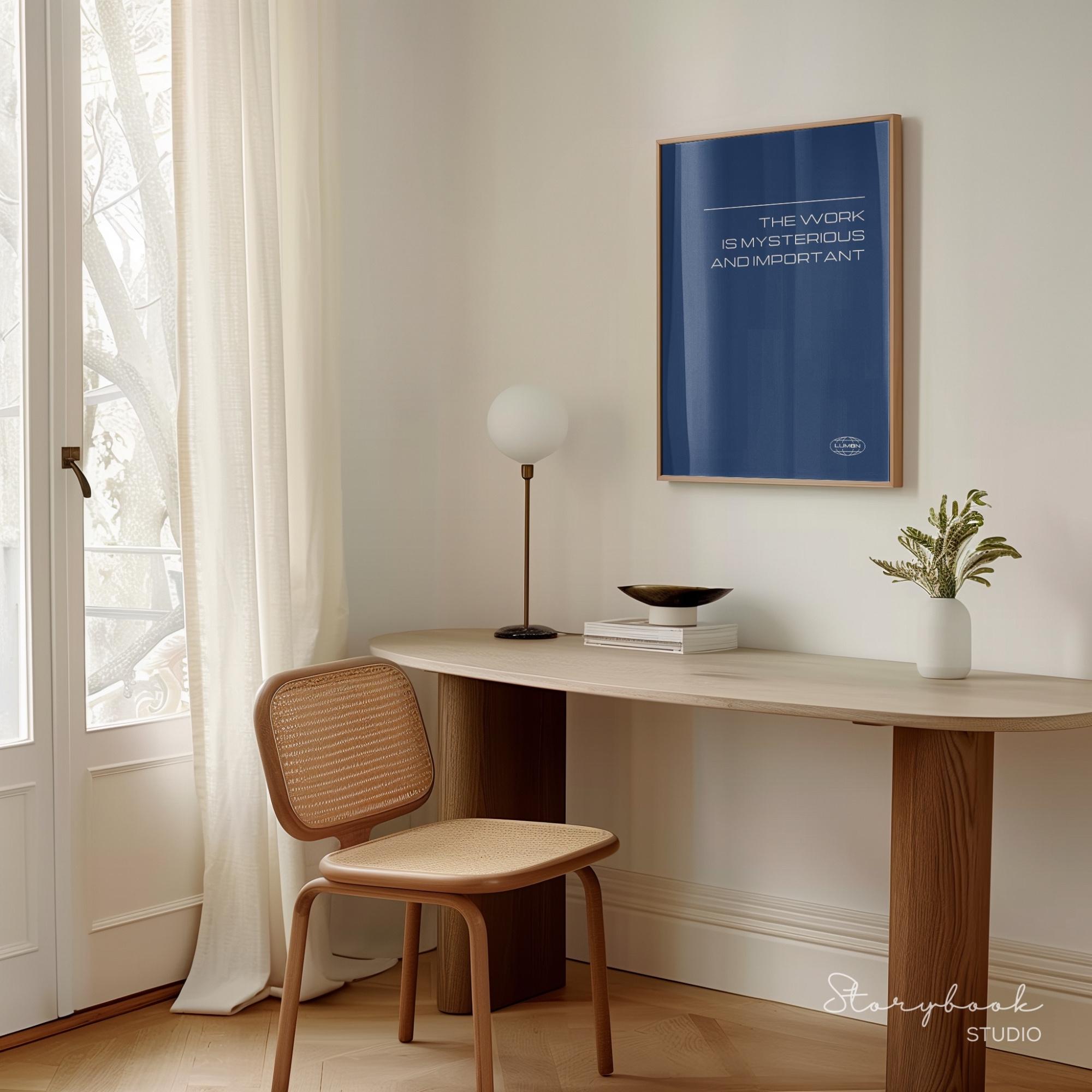 Severance Poster: 'work is Mysterious' Lumon Industries Office Break ...