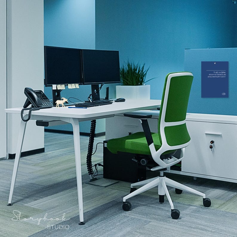 Severance Poster: 'work is Mysterious' Lumon Industries Office Break ...