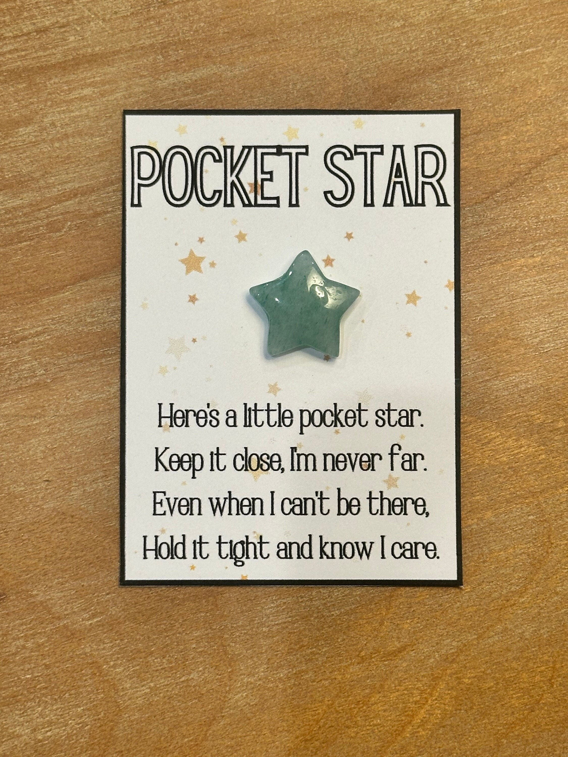 Pocket Star Token Love Gift Thinking of You Gift Miss You Gift Little ...