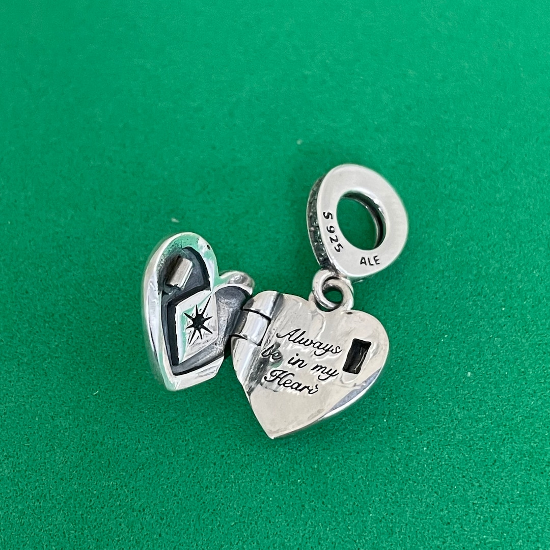 Pandora Openable Heart Locket Dangle Charm Authentic 925 Pendant ...
