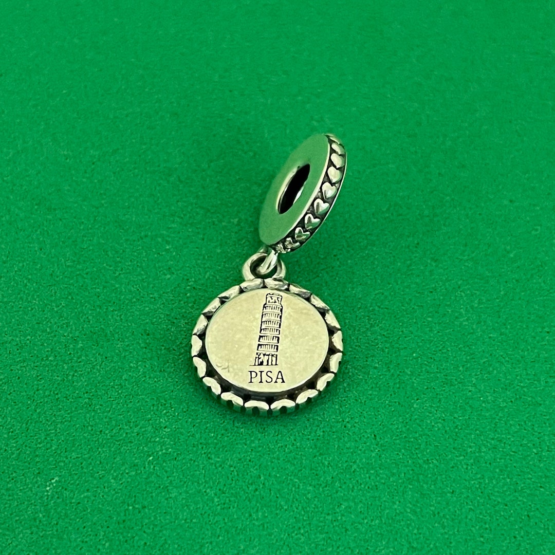 Genuine Pandora Tower of Pisa Charm Authentic Pandora Charmscharms for ...