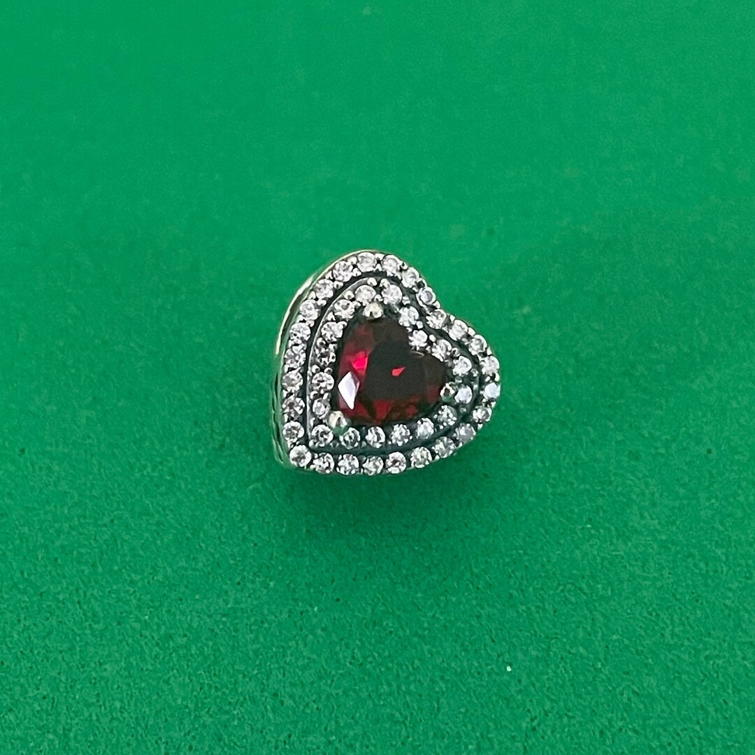 Pandora Red Heart Love Dangle Charm Pendant Christmas Gifts 925 Pendant ...