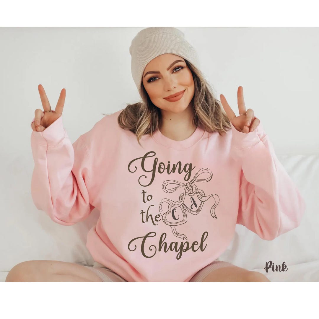 Going to the Chapel Personalized Bridal Sweater, Wedding Day of Bride ...