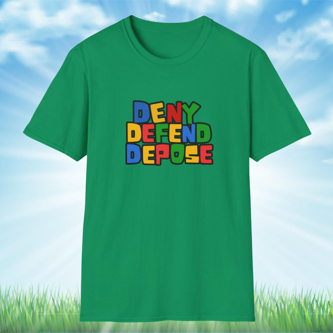 Deny Defend Depose Shirt, Deny Defend Depose Shirt for Men, Deny Defend ...